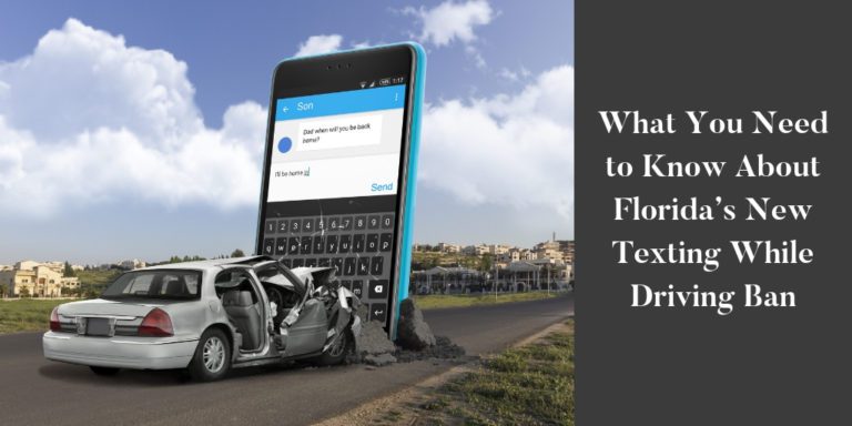 Florida’s New Texting While Driving Ban | Brooks Law Group